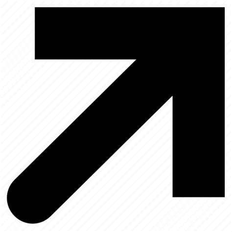 Arrow Direction Indicator Pointer Up Right Icon Download On