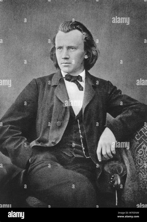 Johannes Brahms 1833 1897 German Composer And Pianist C1866 Artist