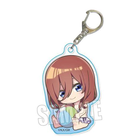 ぎゅぎゅっとアクリルキーホルダー 映画 五等分の花嫁 中野三玖水着 キャラクターグッズ 商品画像1