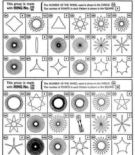Patterns Spirograph Design Spirograph Art Spirograph