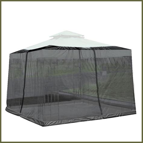 Patio Umbrella Mosquito Netting Screen Outdoor Garden Umbrella Table