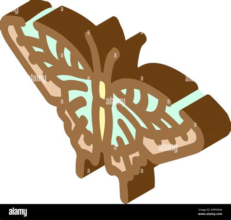 eastern tiger swallowtail summer isometric icon vector illustration stock vector image and art alamy