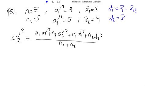 SOLVED A Find The Sample Variance For The Numbers I 8 3 7 1 11 Ii 2 3 1 5 5 B Are There