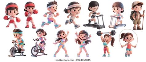 4 Hundred Small Head Big Body Character Royalty Free Images Stock