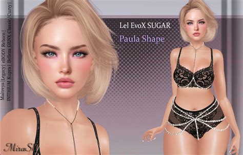Second Life Marketplace Shape Head Lelutka Evox Sugar 40 Paula