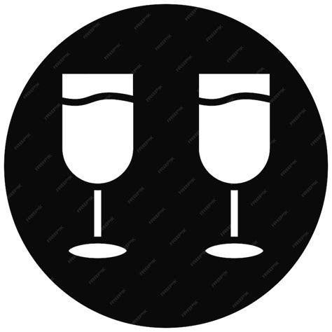 Premium Vector Drink Glasses Vector Illustration