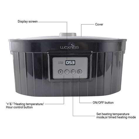 Waxkiss Paraffin Wax Machine 5000ml With 3 Lbs Paraffin Wax