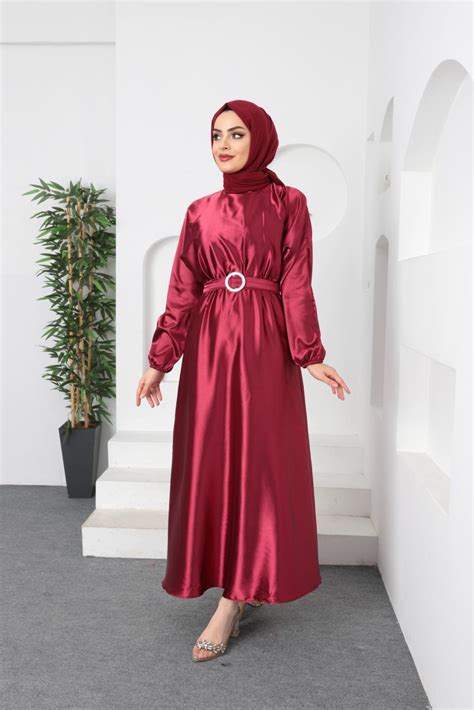 Alya Tesett R Zel G N Elbise Bordo