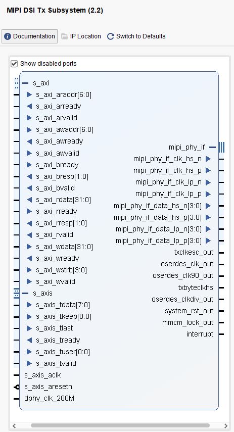 Xilinx Fpga Mipi Dsi Tx Subsystem 仿真笔记xilinx Mipi Csdn博客