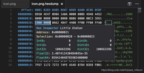 Vs Coide 如何打开并显示十六进制的文件？vscode如何显示十六进制 Csdn博客