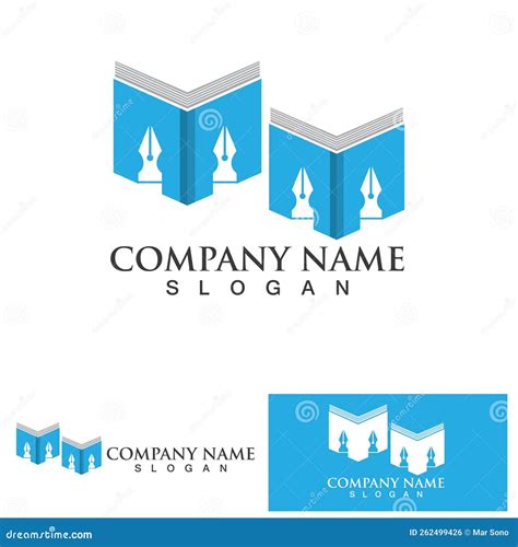 Book Reading Logo And Symbols Template Icons Stock Vector
