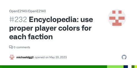 Encyclopedia Use Proper Player Colors For Each Faction Issue