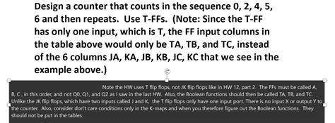 Solved Design A Counter That Counts In The Sequence Chegg