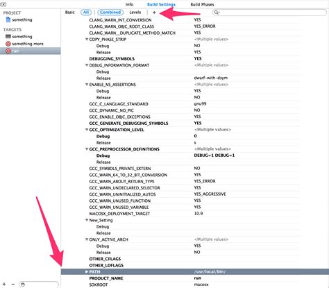 Where Is Path Set In Xcode Stack Overflow