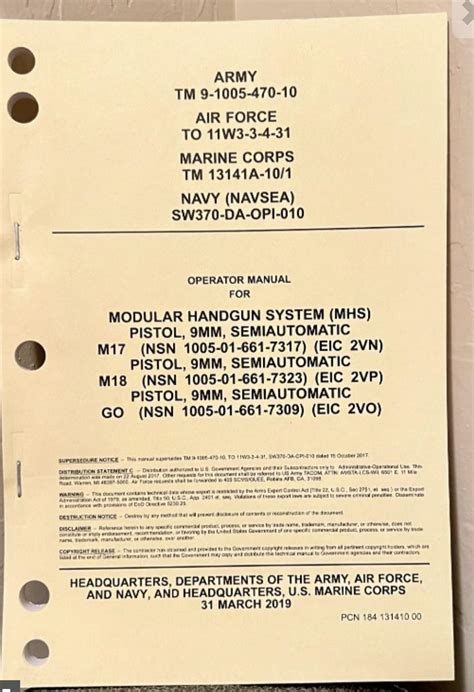 Searching For Army TM 9 1005 470 10 R SigSauer