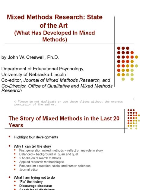 Creswell Lecture Slides Pdf Qualitative Research Quantitative