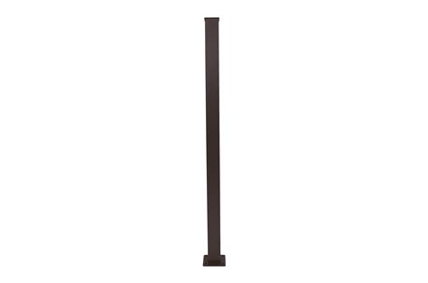 Regal Rail 42 Bronze Aluminum Squarebottom Stair Post Lenco Supplies