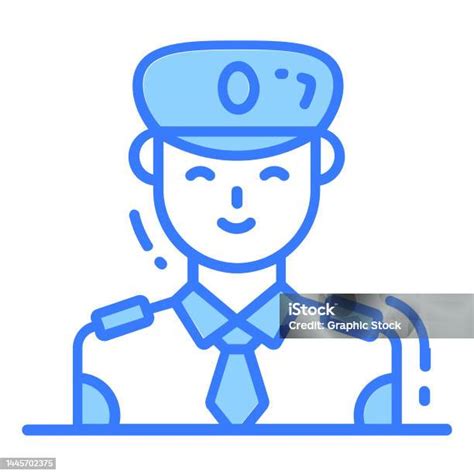 파일럿 아이콘 단일 아바타 벡터 일러스트 레이 션 공항에 대한 스톡 벡터 아트 및 기타 이미지 공항 날기 디자인 Istock