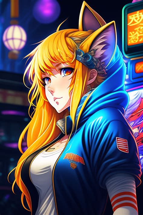 Lexica Anime Style Environmental Wide Shot Of A Chaotic Arcade At Night Playing An Arcade Game