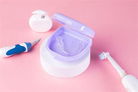 Dental Hygiene Splint Orthodontic Treatment With Invisible Braces