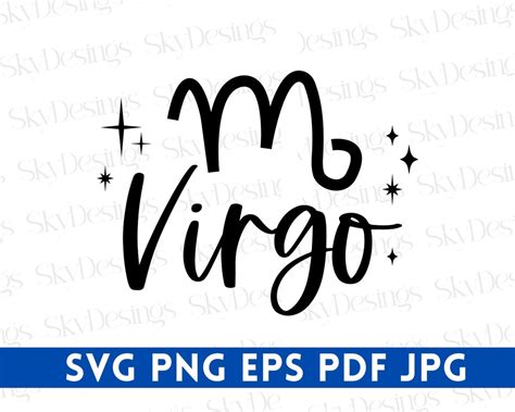 Virgo Svg Virgo Zodiac Svg Virgo Horoscope Svg Virgo Zodiac Symbol