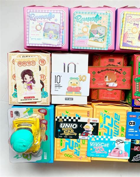 Popmart Romantic Ring Box Popcar Cny Blind Boxes Hobbies And Toys