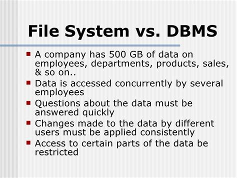 Files Vs Database