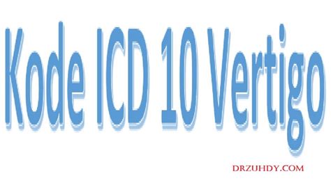 Kode Icd 10 Vertigo Kode Diagnosis Bpjs Kesehatan