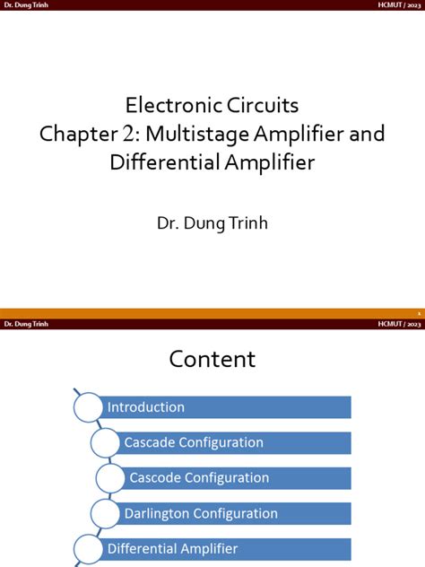 Chapter 2 Multistage Amplifiers Pdf Amplifier Operational