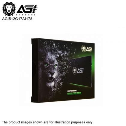 AGI 512GB High Performance SATA SSD 2.5 inch Up to 550MB/s read speed ...