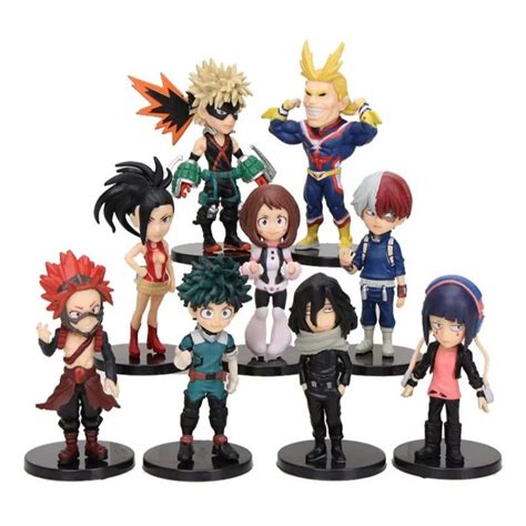 Jual Boku No Hero My Hero Academia Action Figure Set Isi 9 Pcs Shopee Indonesia