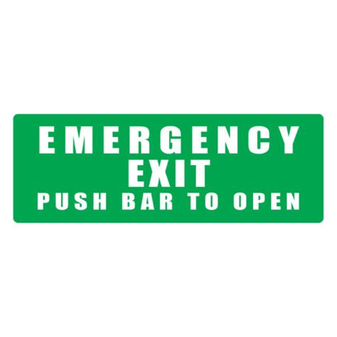 Emergency Exit Push Bar 320x120mm Fire Safety