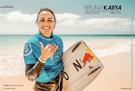 Female Focus Bruna Kajiya Articles Issue 77 Free Kitesurfing