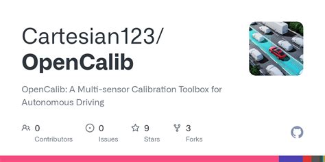 GitHub Cartesian OpenCalib OpenCalib A Multi Sensor Calibration Toolbox For Autonomous