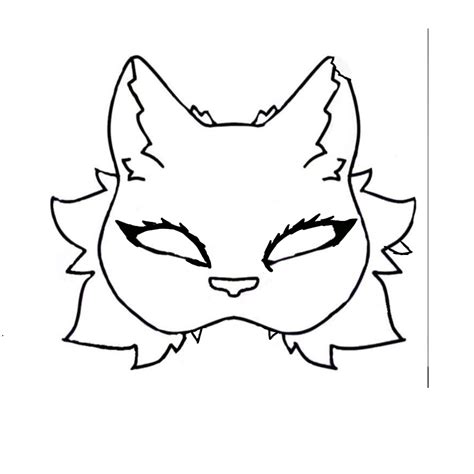 Printable Therian Mask Template Uk Printable Hub