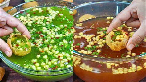 Step By Step Mumbai Pani Puri Ka Pani Street Food Secrets Best Pani