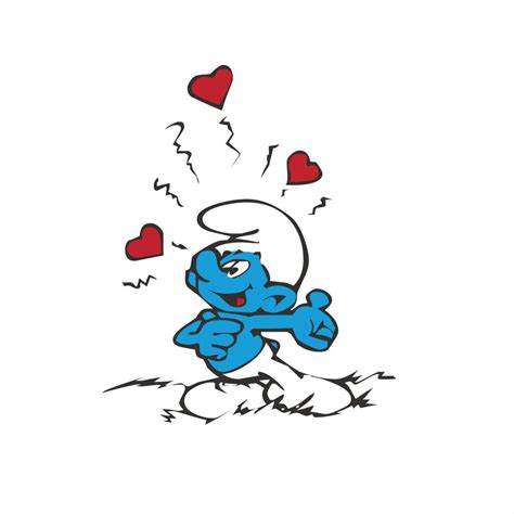 The Smurfs Funny Pose 22788383 Vector Art At Vecteezy