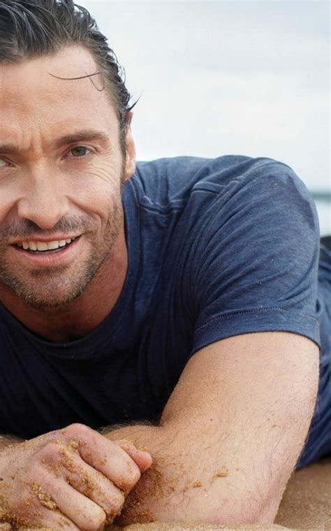 1848x2960 Resolution Hugh Jackman On Beach Pose 1848x2960 Resolution
