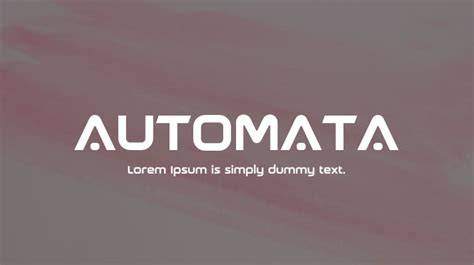 Automata Font Download Free For Desktop And Webfont