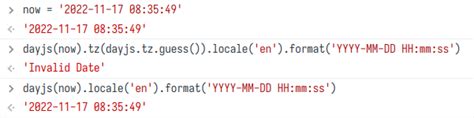 Dayjs Tz Guess Object Parse Error · Issue 2131 · Iamkundayjs · Github