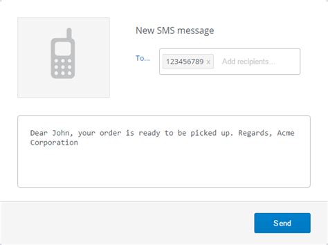 How To Send An Sms