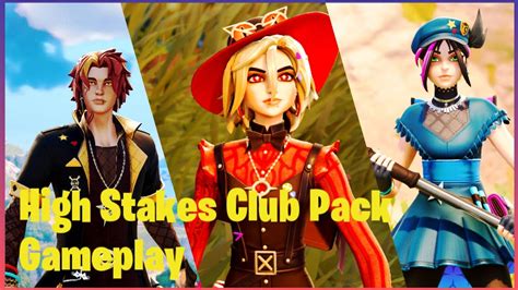 High Stakes Trio High Stakes Club Pack Gameplay Fortnite Montage