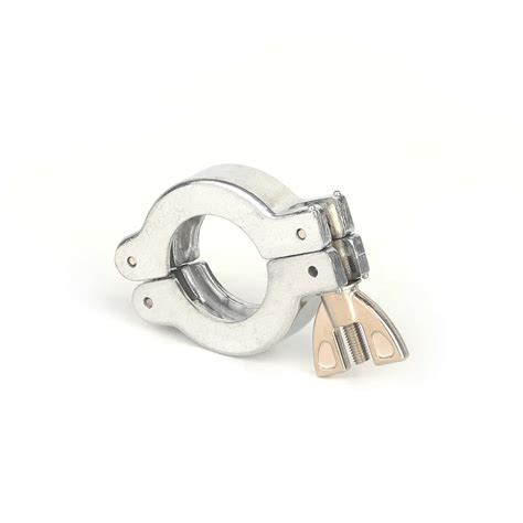 Qiimii Kf Double Pin Aluminum SS Clamp With Nut China Vacuum Pipe Fittings And Kf Clamp
