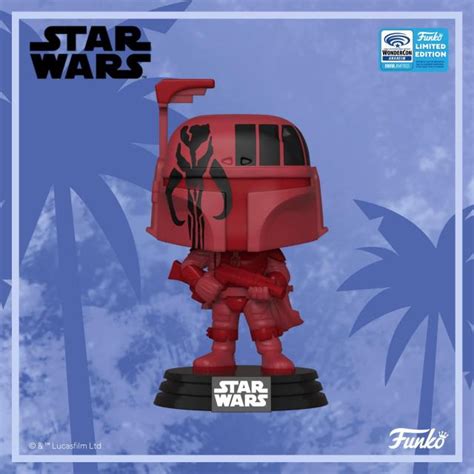 Funko Pop Futura Burgundy Boba Fett Wondercon Target Exclusive