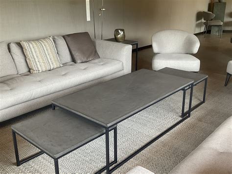 Table Basse Chinon Gigogne Sable Too Sur Mesure