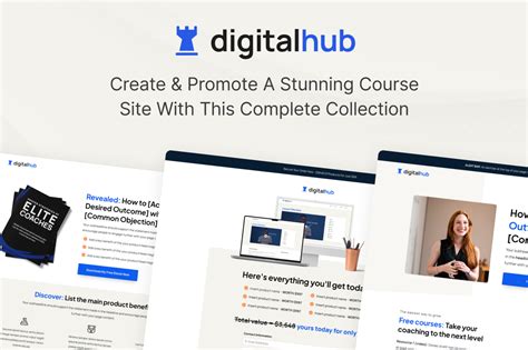 digitalhub business website design template collection