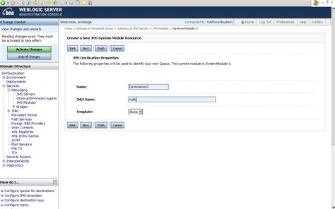 Configuring Saf Store And Forward Between Two Weblogic Server