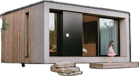 บ้านน็อคดาวน์ชั้นเดียวสไตล์โมเดิร์น