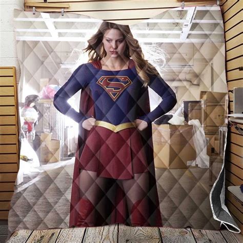 Supergirl Melissa Benoist Dc Comics Tv Show Justice League United Quilt