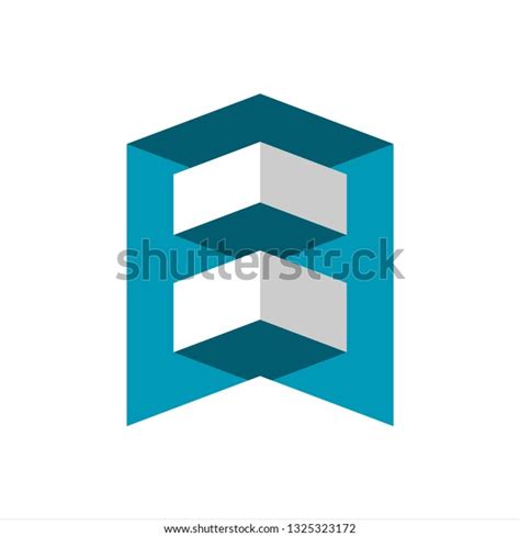 Number 8 B Logo Design Template Stock Vector Royalty Free 1325323172